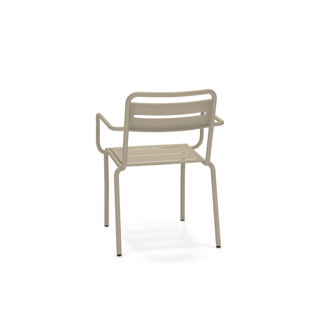 EMU Star tuinstoel met arm taupe – HelloChair