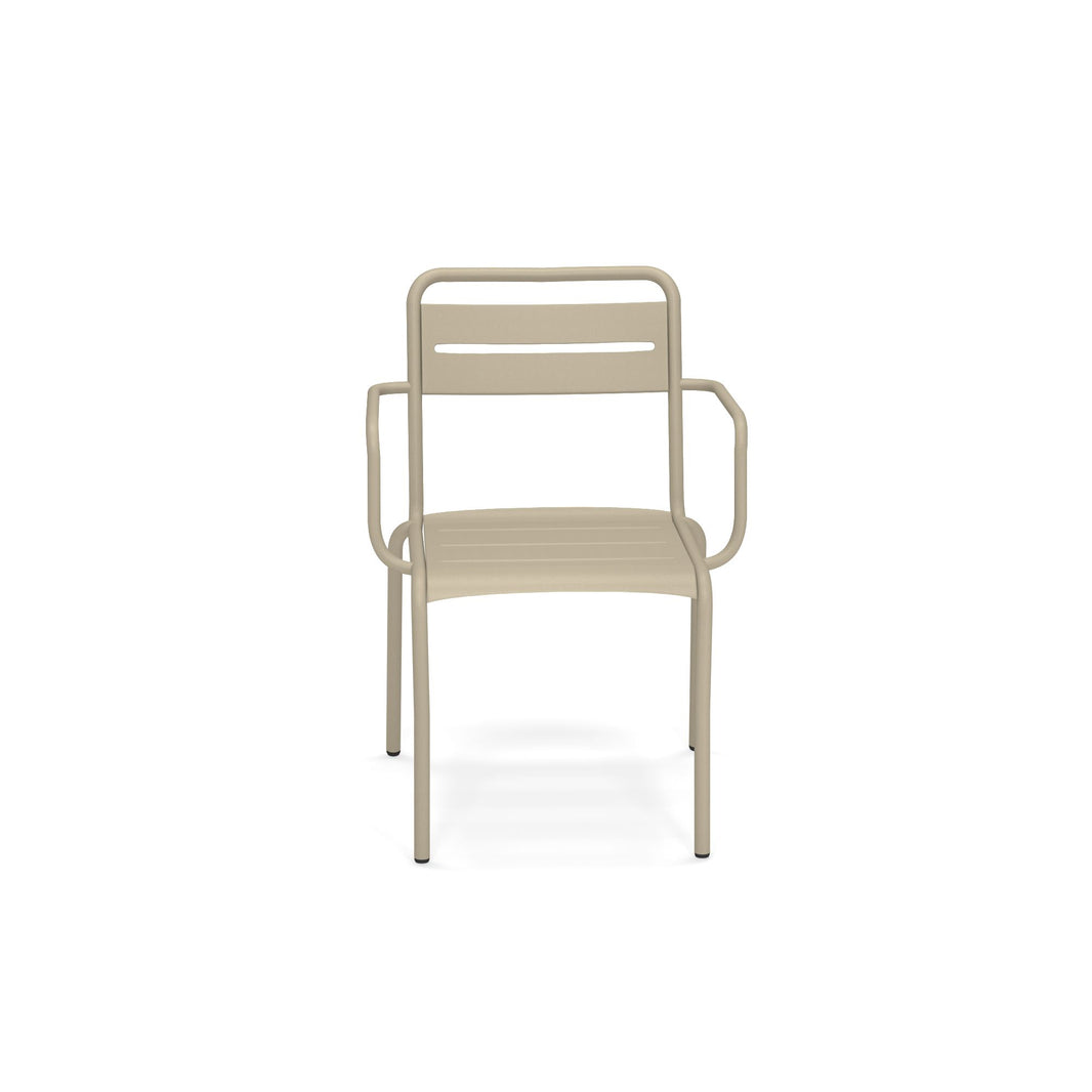 EMU Star tuinstoel met arm taupe – HelloChair