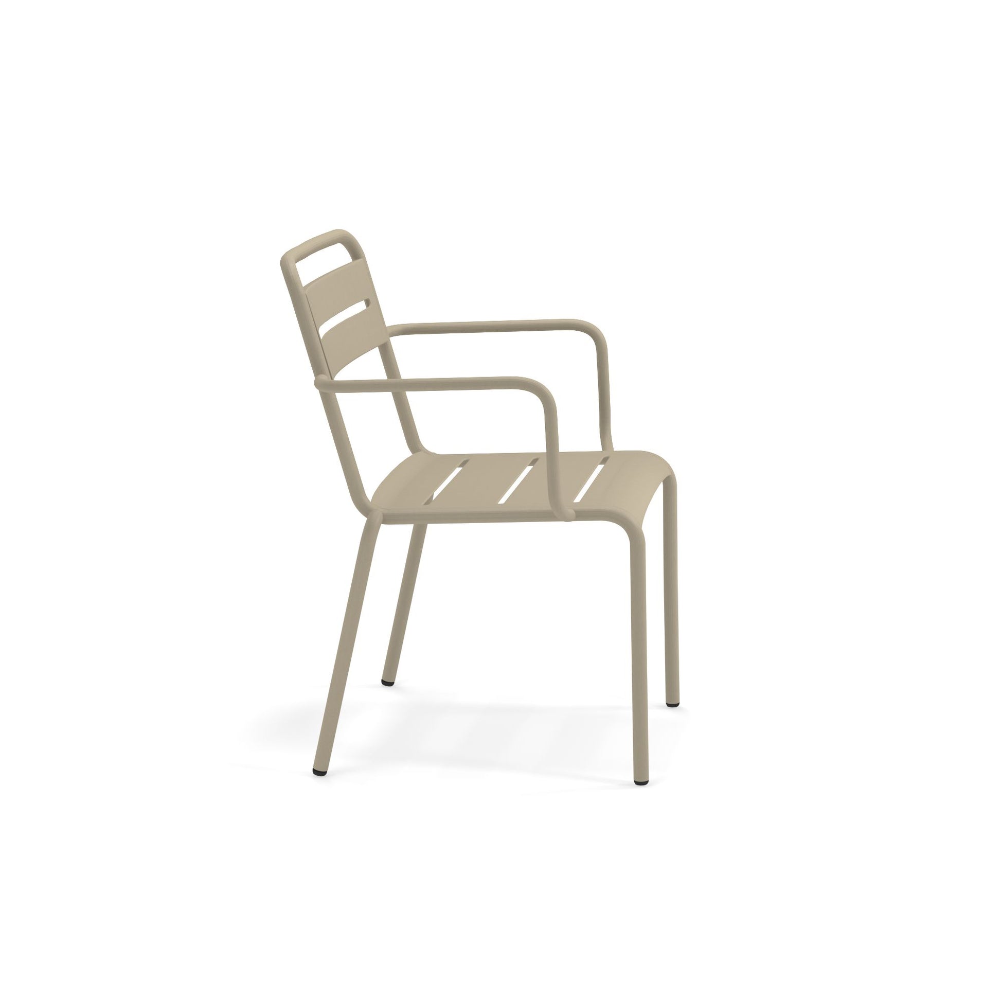 EMU Star tuinstoel met arm taupe – HelloChair