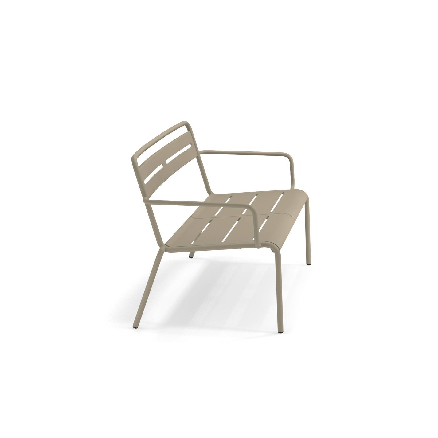 EMU Star tuinbank met arm taupe – HelloChair