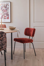 Dyyk Ted eetkamerstoel Portofino Multigrey Black – HelloChair