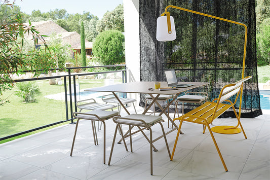 Fermob Balad Offset vloerlamp voet Black cherry – HelloChair