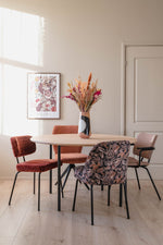 Dyyk Ted eetkamerstoel Portofino Multigrey Black – HelloChair