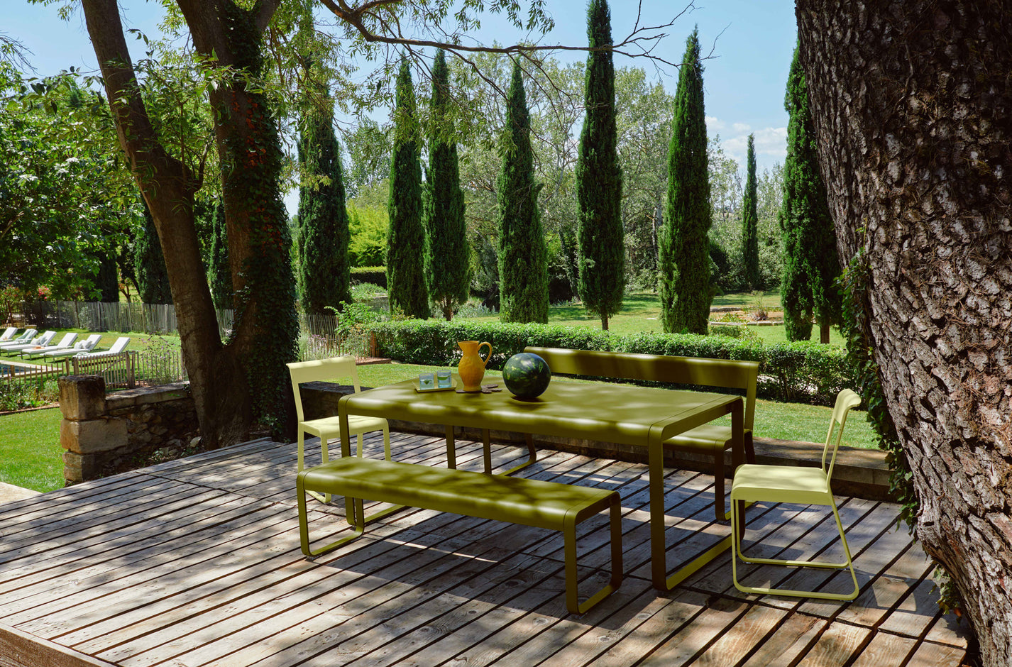 Fermob Bellevie bench tuinbank Cactus – HelloChair