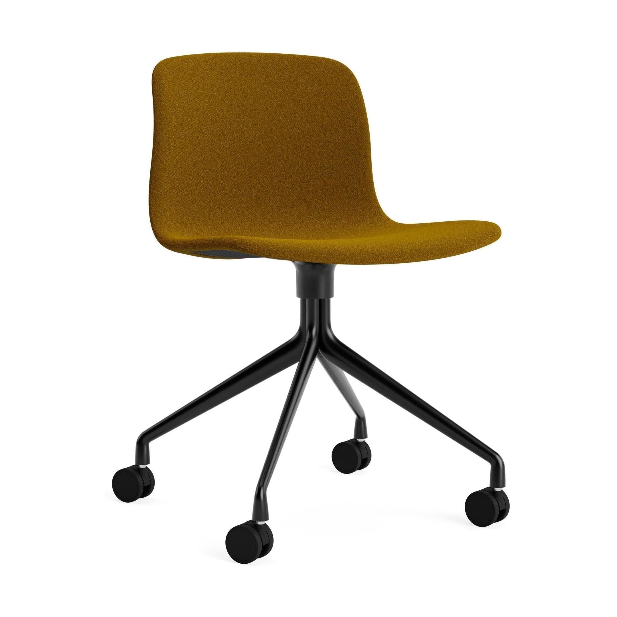 HAY About a Chair AAC 15 bureaustoel zwart Flamiber Olive – HelloChair