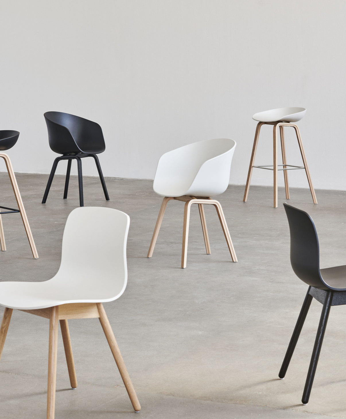 HAY About a Chair AAC 12 eetkamerstoel gelakt eiken Soft Brick 2.0 ...