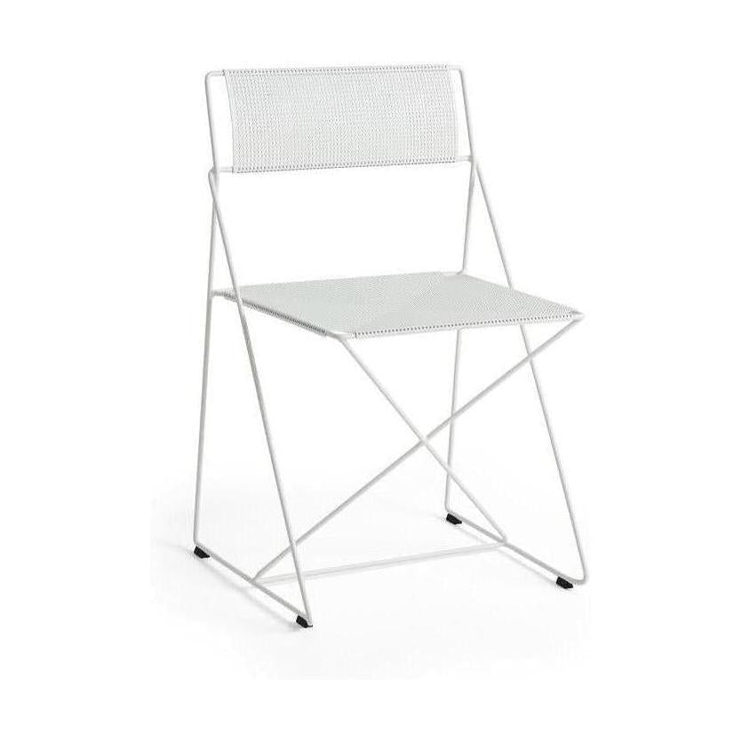HAY X-Line eetkamerstoel gepoedercoat staal Chalk White – HelloChair