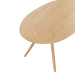 HelloTable Novum 30 eettafel organisch 260x120 cm eiken Naturel ...