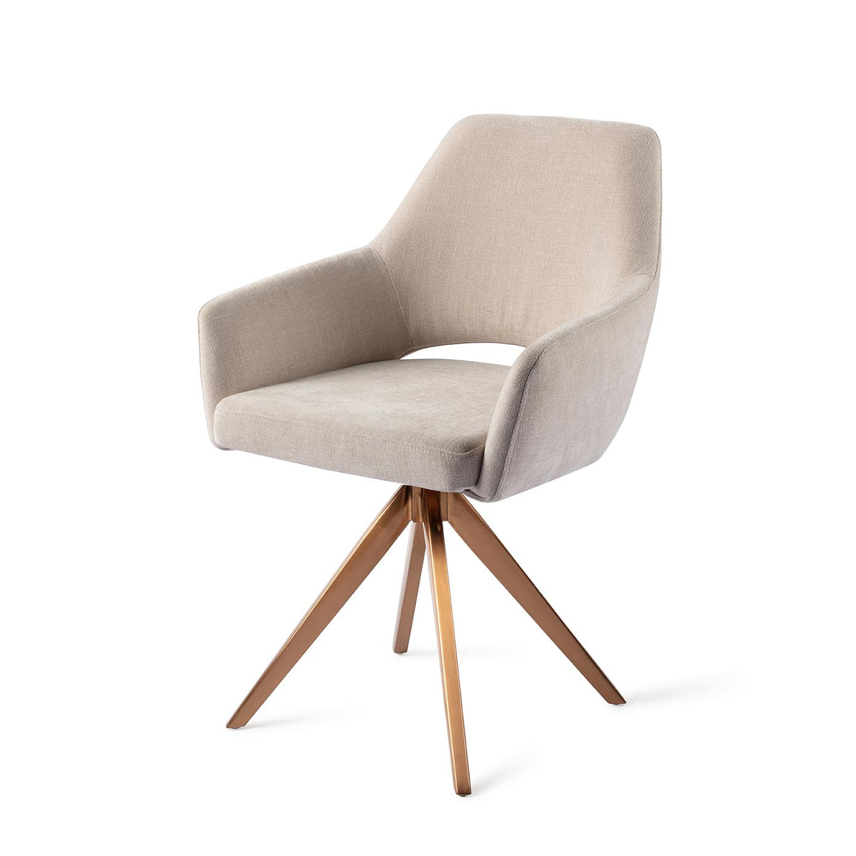 Jesper Home x HelloChair Yanai eetkamerstoel Beige Bliss turn rose