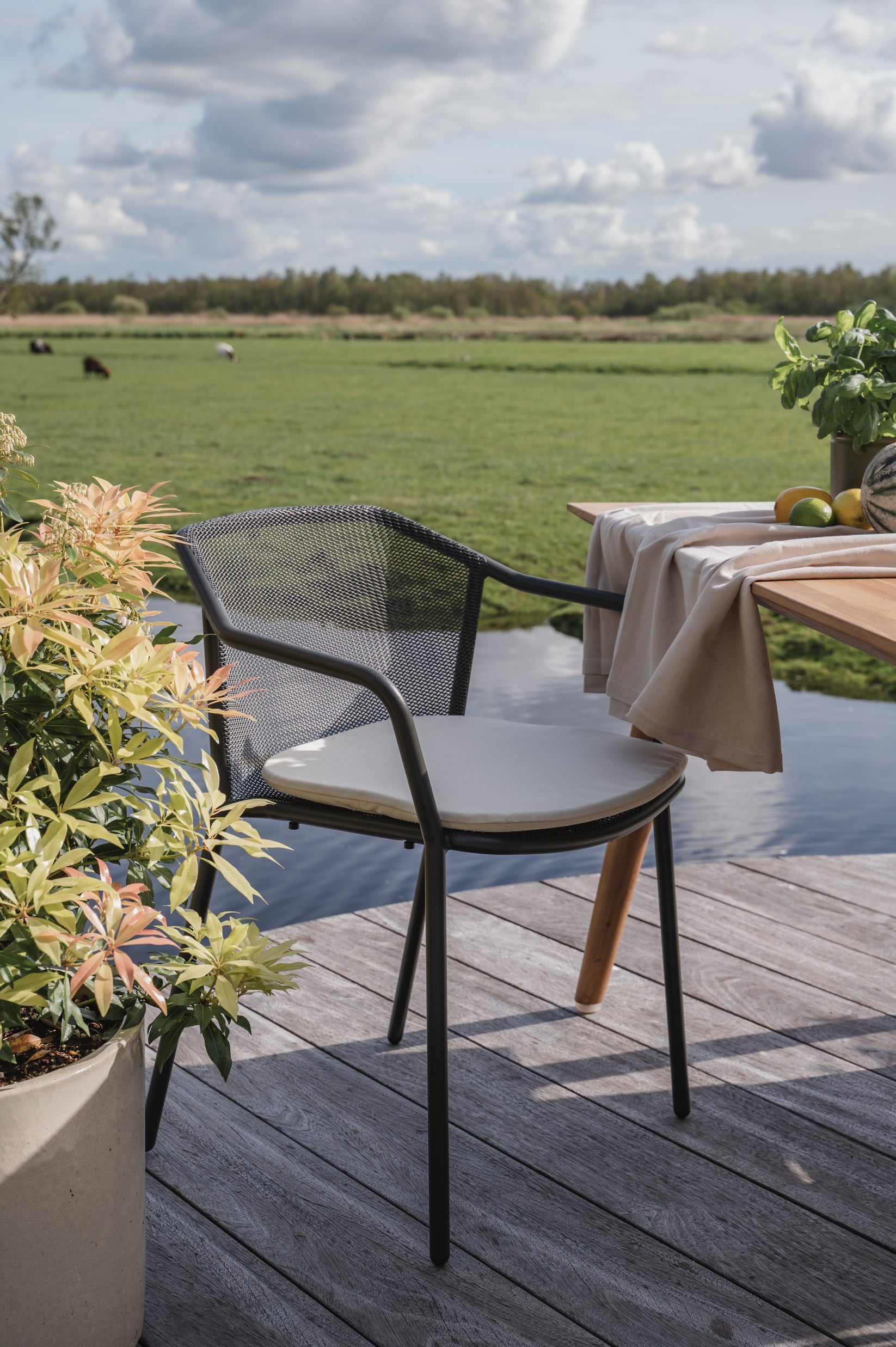 EMU Darwin tuinstoel met arm indian brown – HelloChair