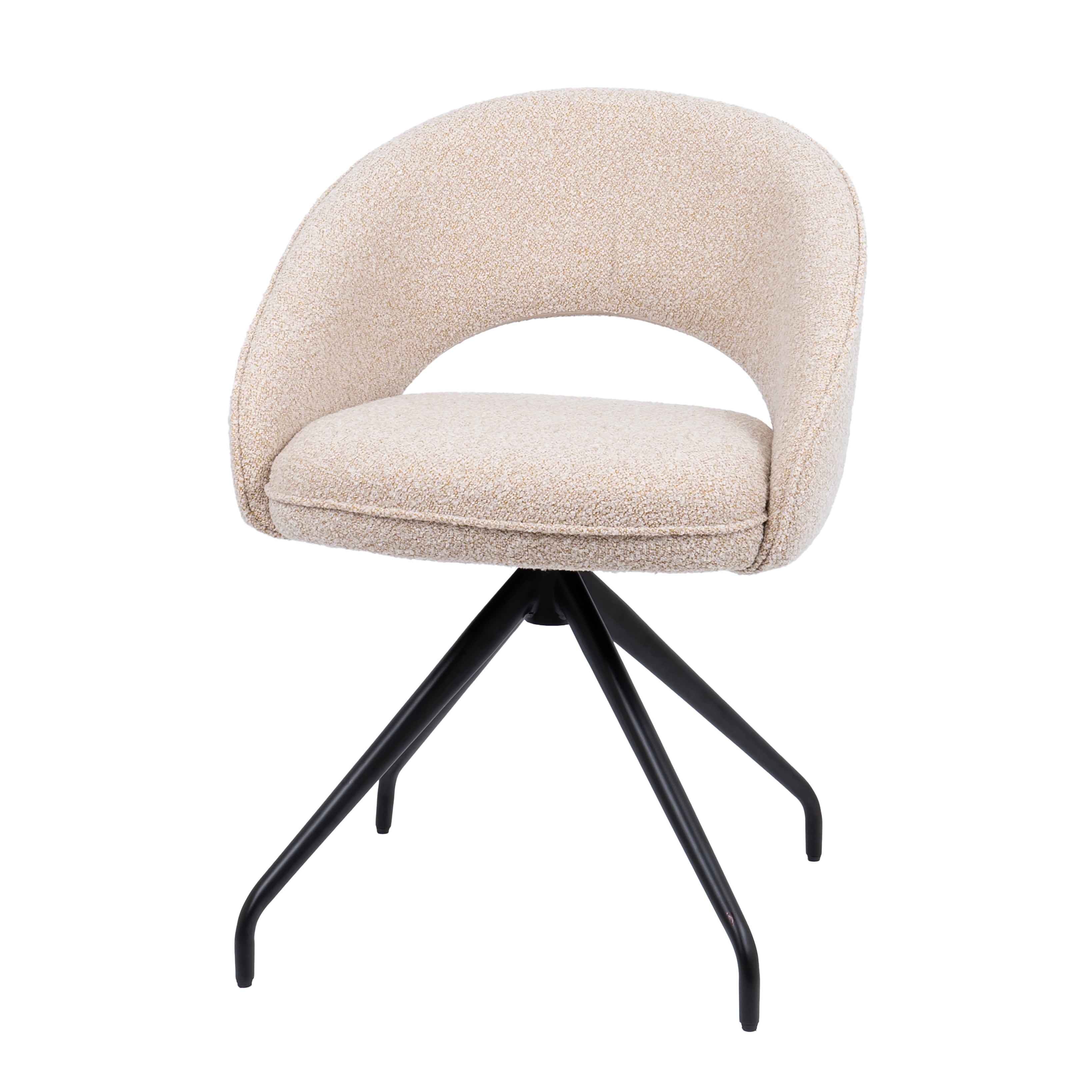 HelloChair HC07 Dinny eetkamerstoel black Cloud Warm Naturel