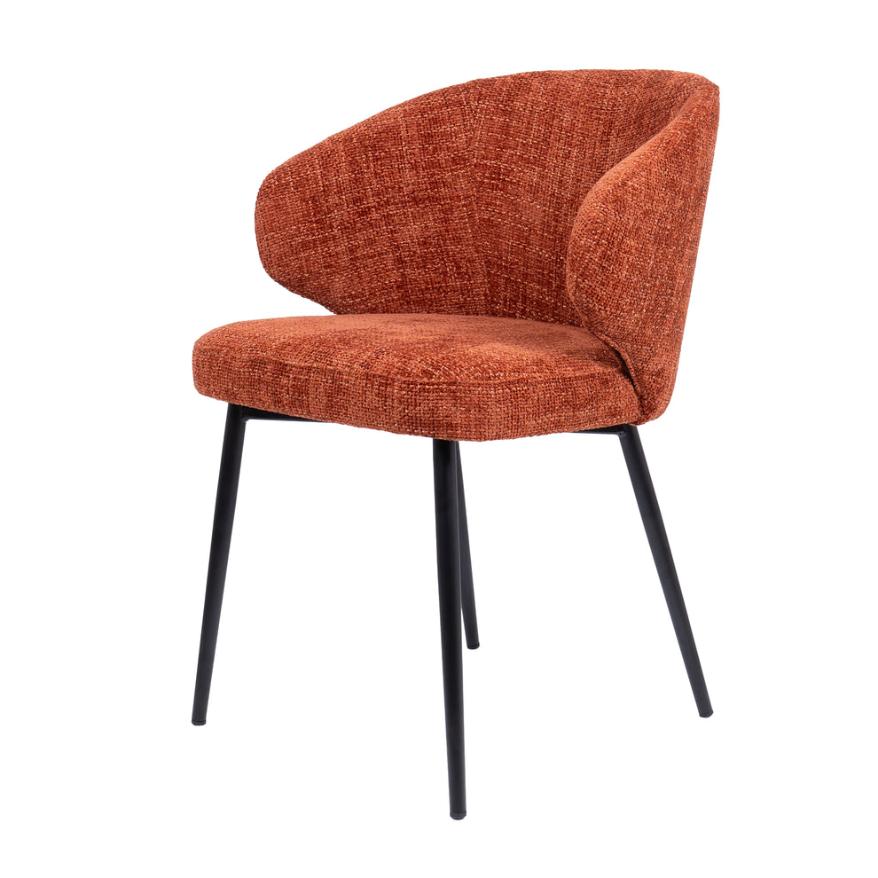 HelloChair HC101 Ot eetkamerstoel vierpoot zwart Renegade Copper