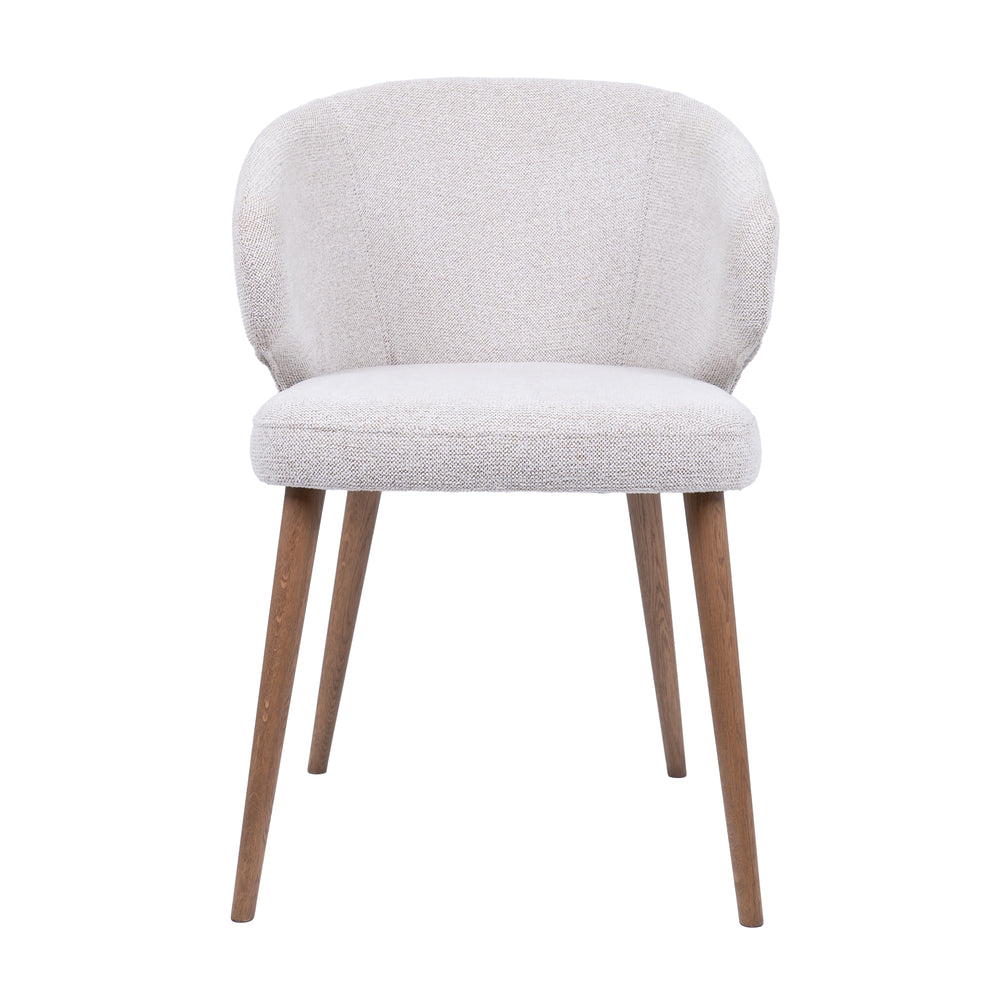 HelloChair HC101 Ot eetkamerstoel vierpoot eiken tabacco Sneak Beige