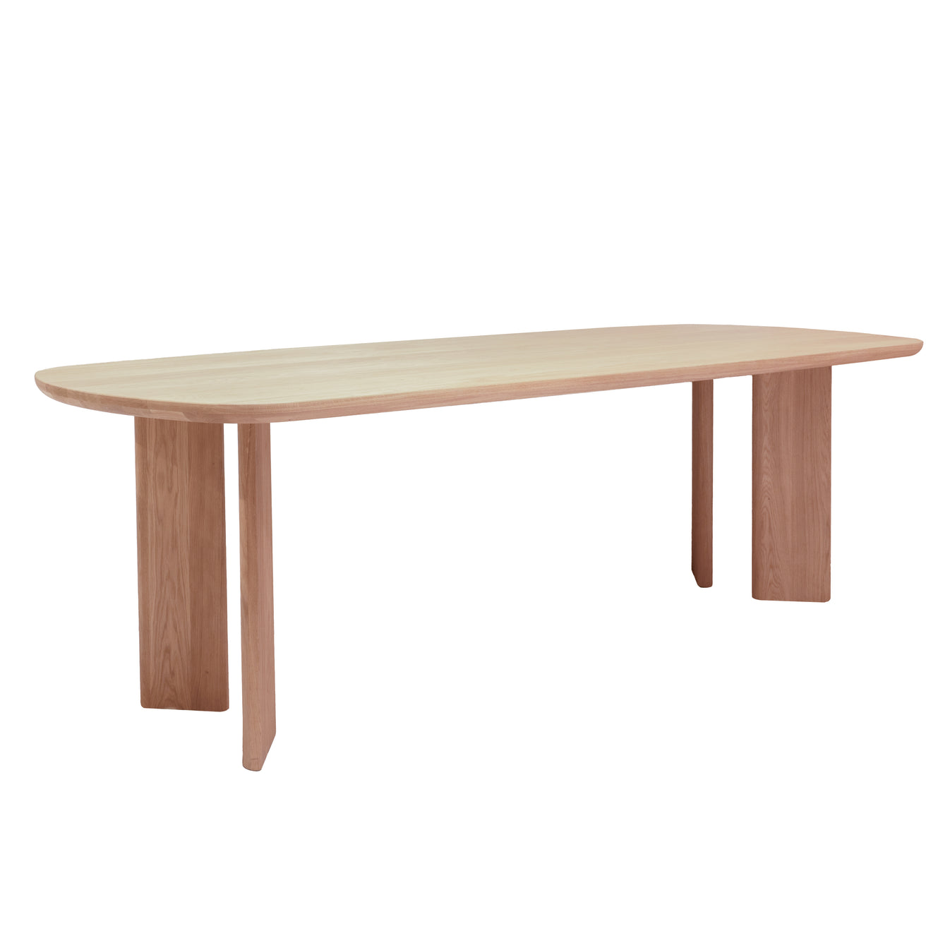 HelloTable Turtle eettafel Deens Ovaal 250x110 cm eiken naturel – HelloChair