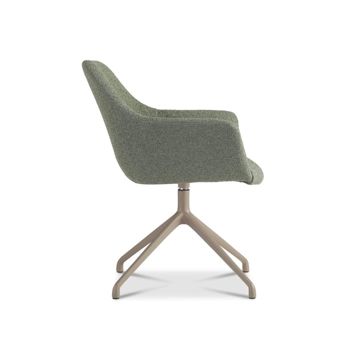 Dyyk Ids eetkamerstoel beige onderstel Cosmo light green – HelloChair