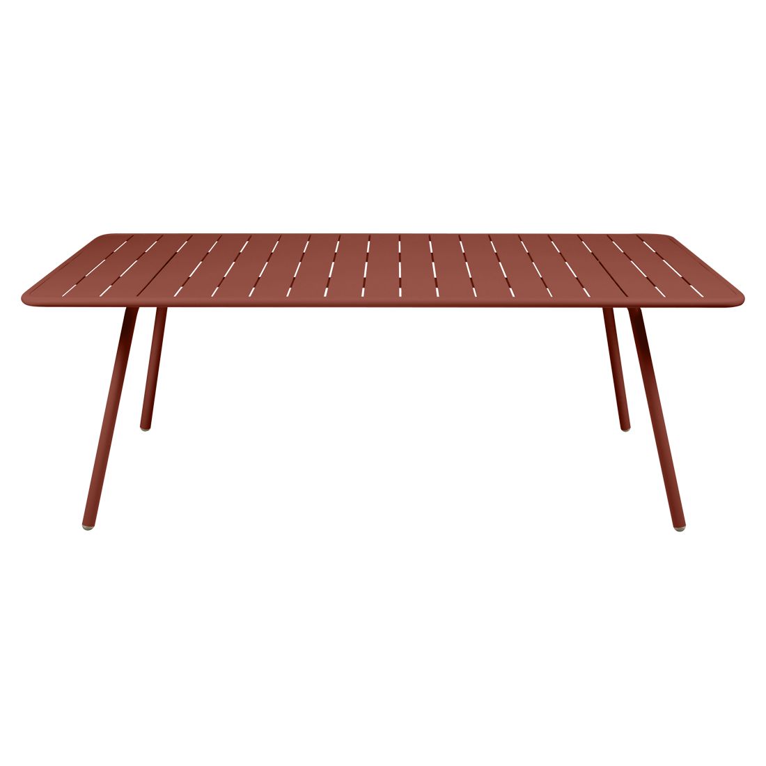 Fermob Luxembourg tuintafel L207 x B100 cm Red ochre – HelloChair