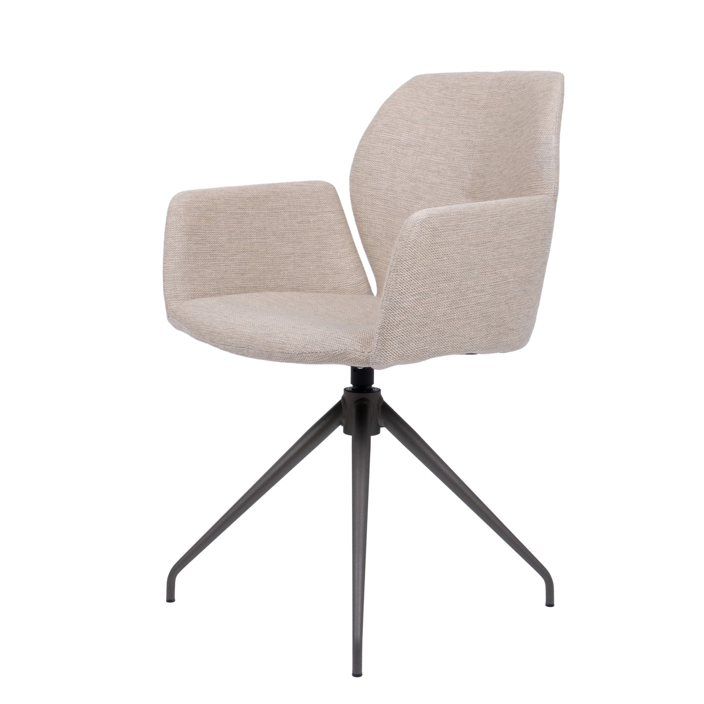 Mobitec Mood #95 M0712 eetkamerstoel Hip Hop Beige draaipoot zwart ...