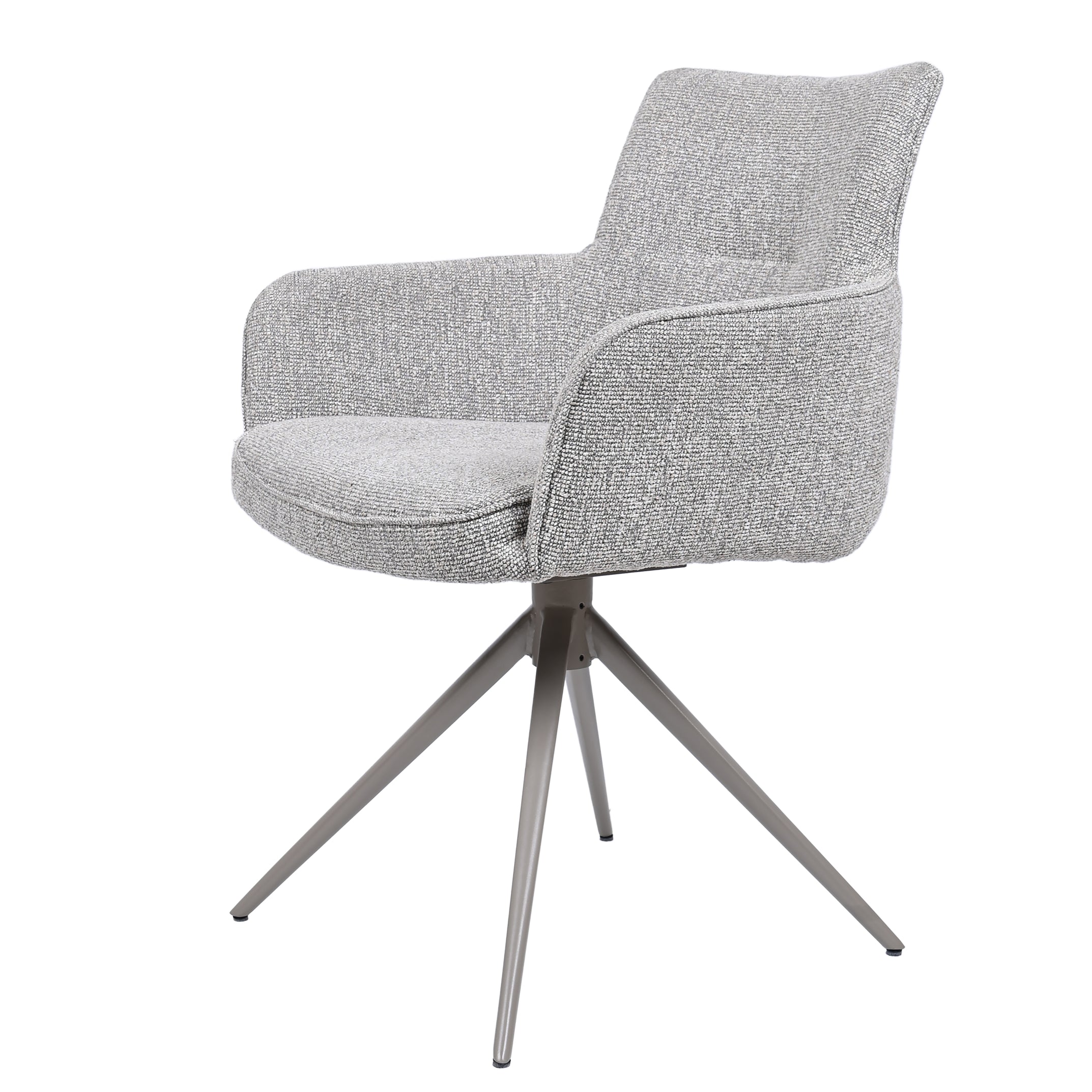HelloChair HC10 Qube eetkamerstoel spinpoot beige Lodge Clay