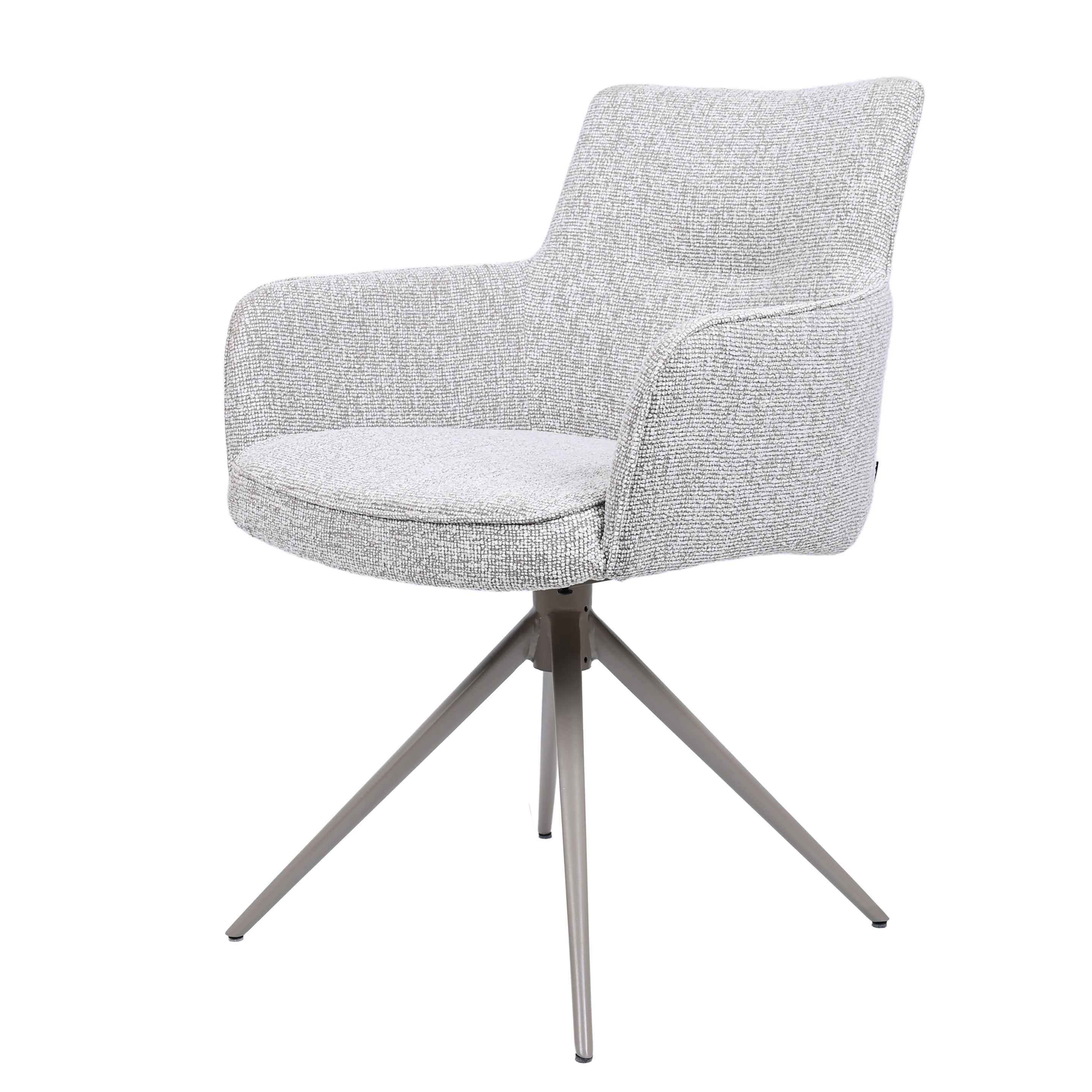 HelloChair HC10 Qube eetkamerstoel spinpoot beige Lodge Natural