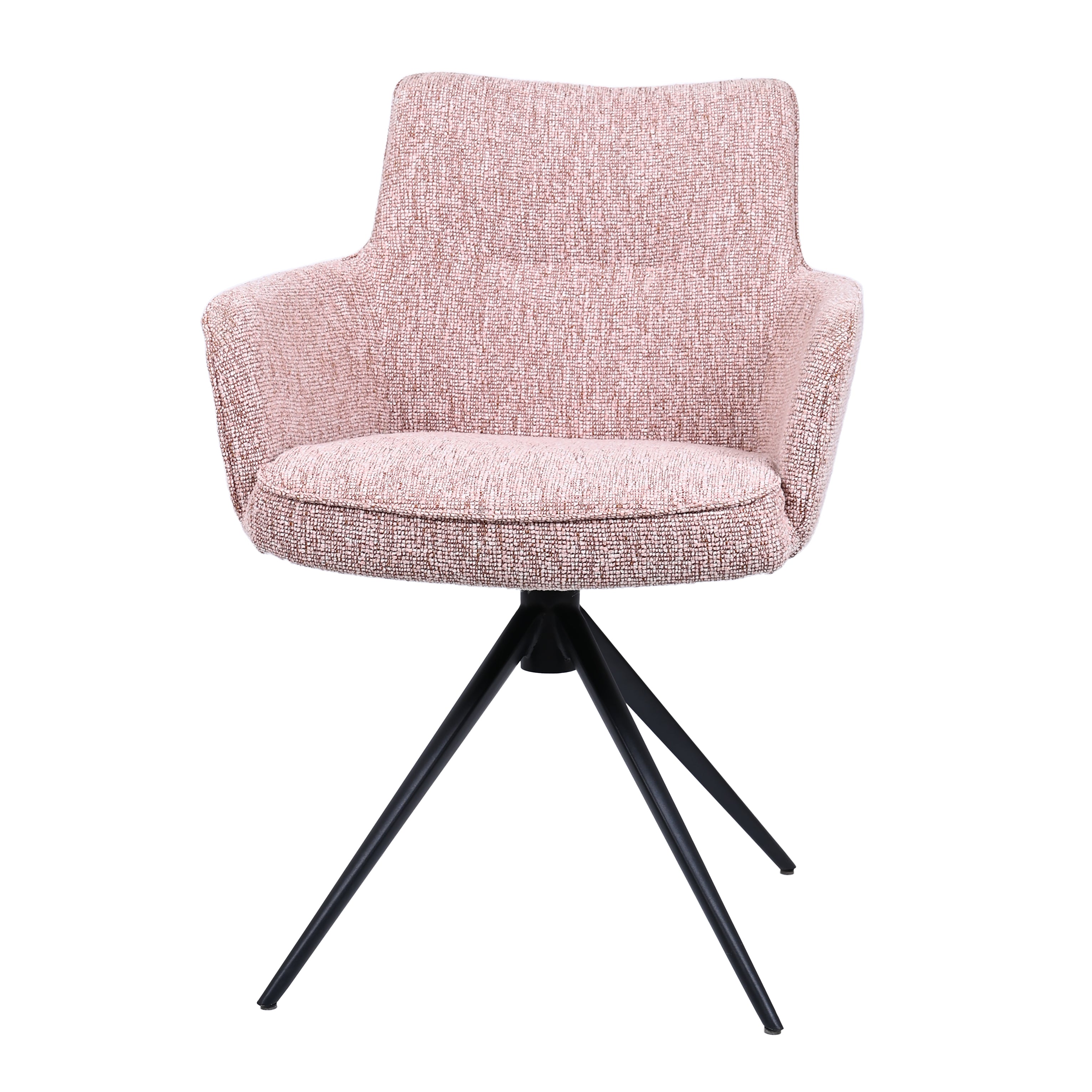 HelloChair HC10 Qube eetkamerstoel spinpoot zwart Lodge Blossom