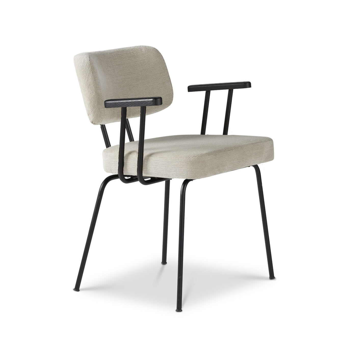 Dyyk Ted eetkamerstoel arm Portofino Natural Antracite Black – HelloChair