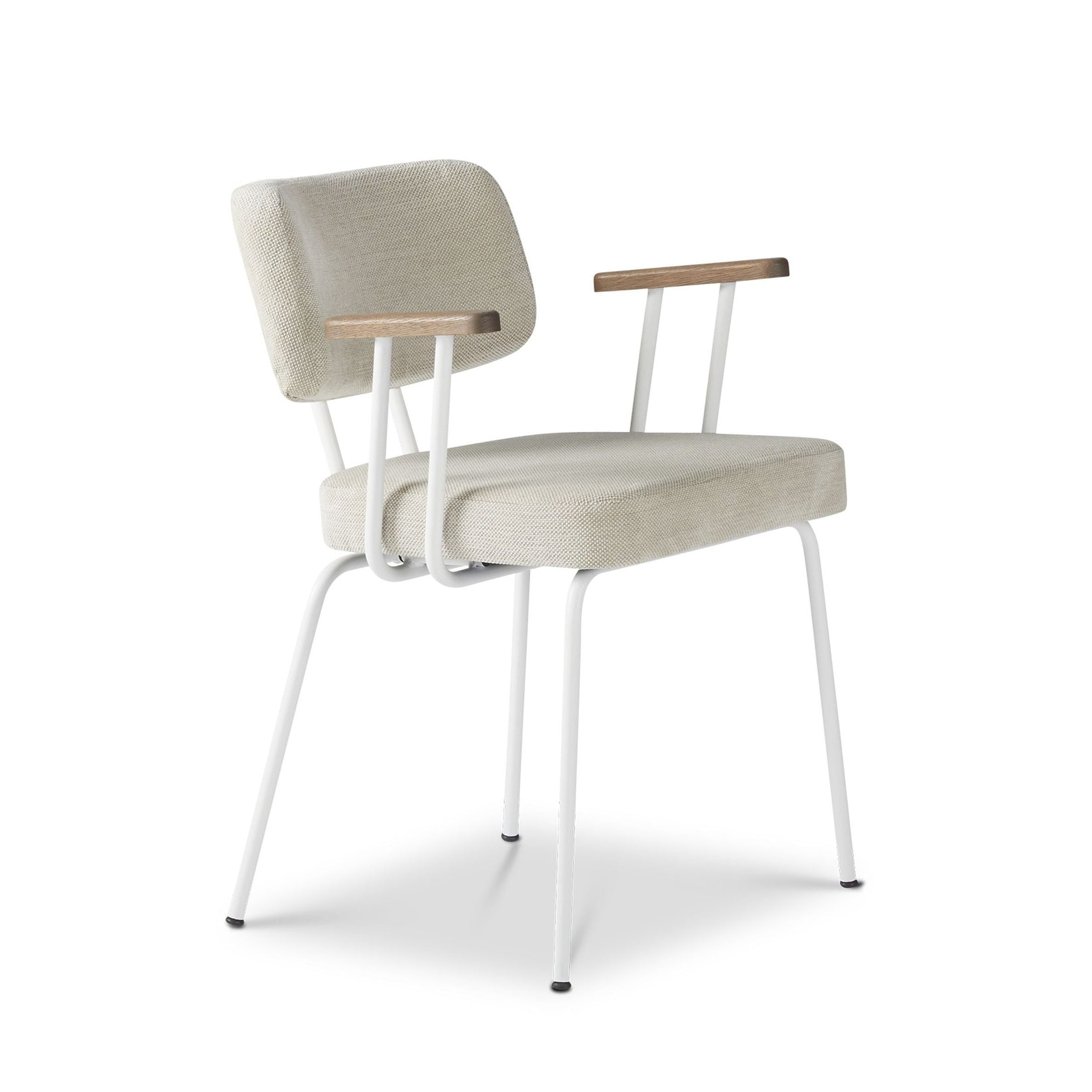 Dyyk Ted eetkamerstoel arm Portofino Natural Tabacco White – HelloChair