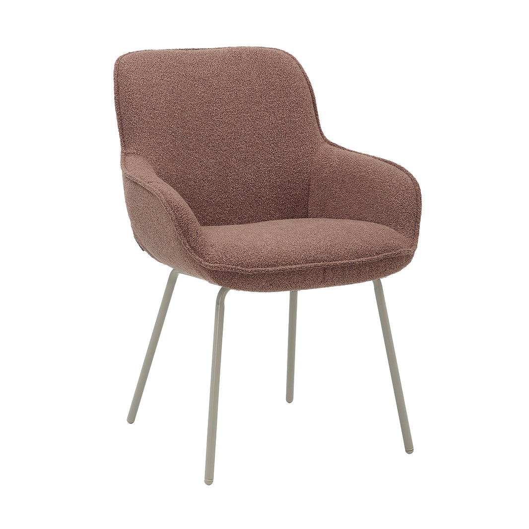 HelloChair HC04 Bloss eetkamerstoel vierpoot beige Roze