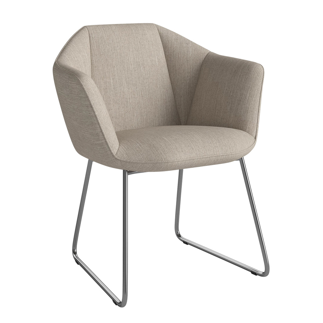 Bolia Kimono eetkamerstoel Baize Sand – HelloChair