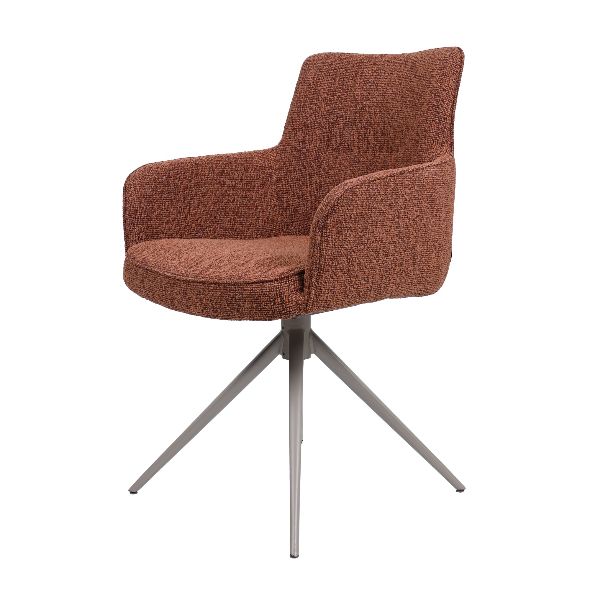 HelloChair HC10 Qube eetkamerstoel spinpoot beige Lodge Hazel