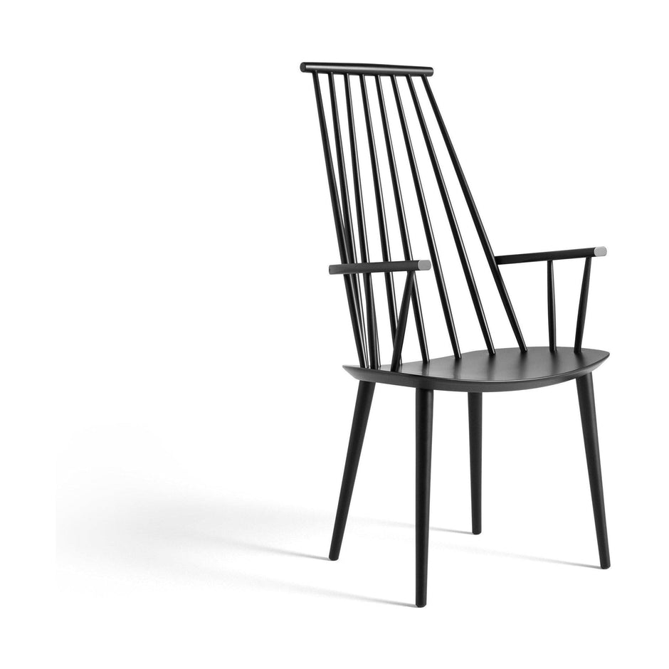 HAY J110 eetkamerstoel waterbasis gelakt beuken zwart – HelloChair