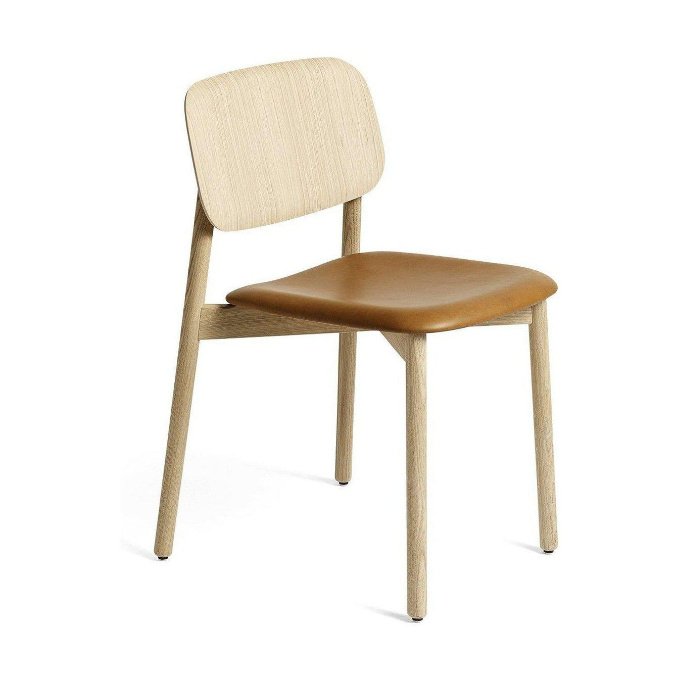 HAY Soft Edge 60 eetkamerstoel mat gelakt eiken gestoffeerd Sense Cogn ...