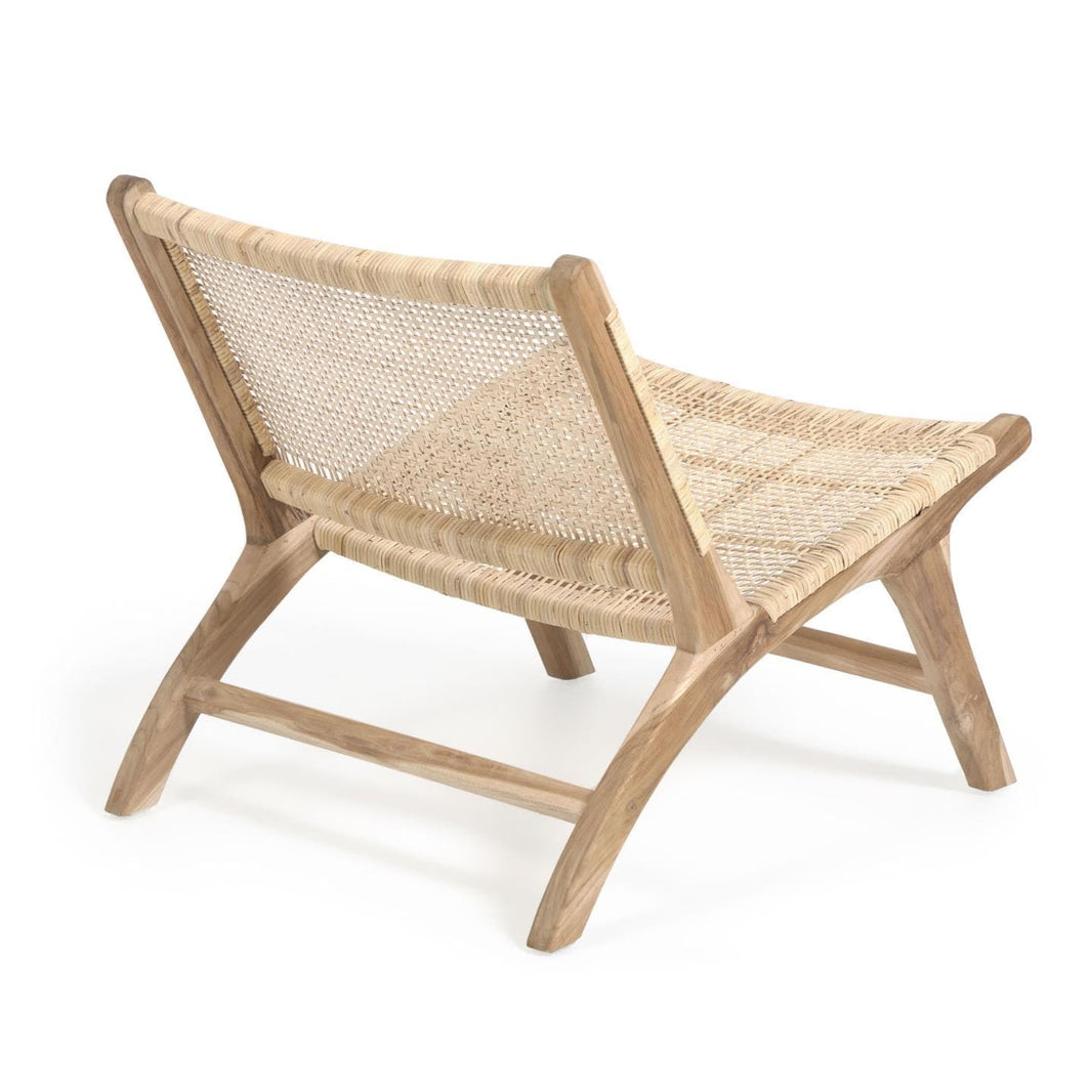 Kave Home Beida loungestoel teak – HelloChair