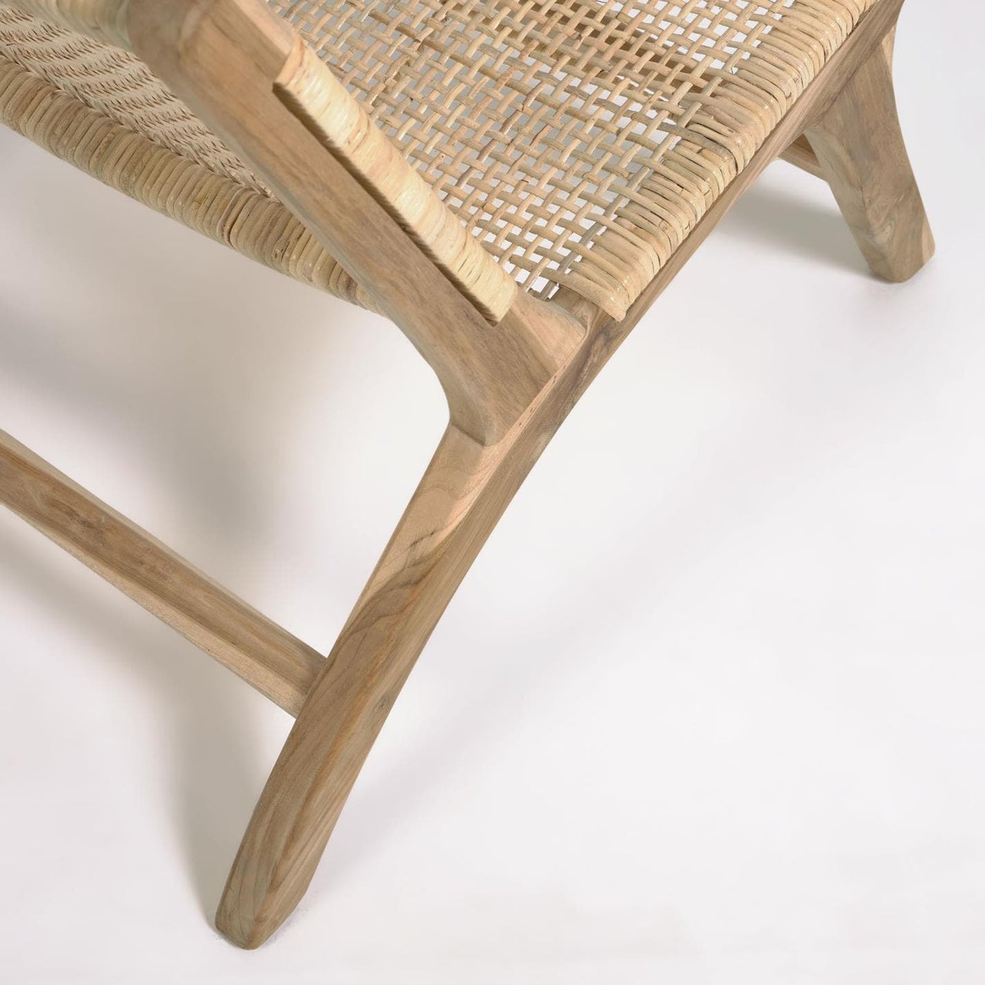 Kave Home Beida loungestoel teak – HelloChair