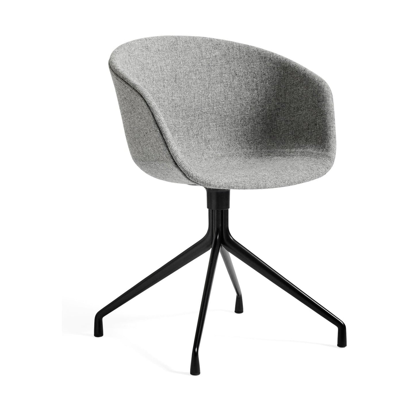 HAY About a Chair AAC 21 eetkamerstoel black swivel gestoffeerd Hallin ...