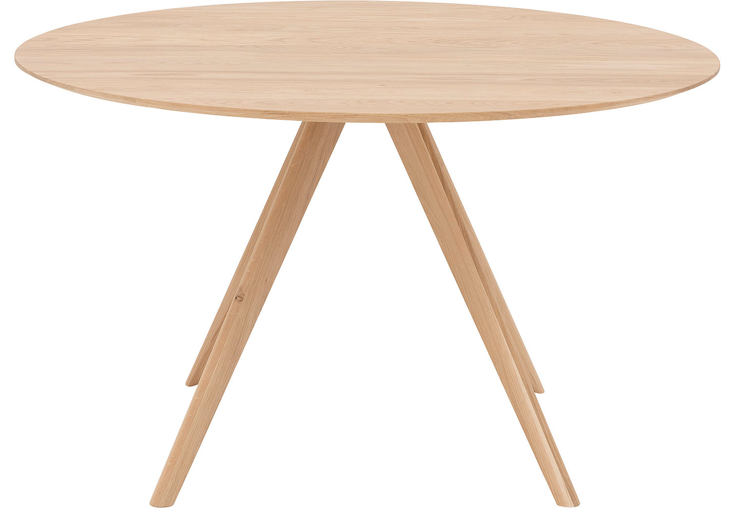 HelloTable Novum 30 Rond Ø130 cm eiken naturel – HelloChair