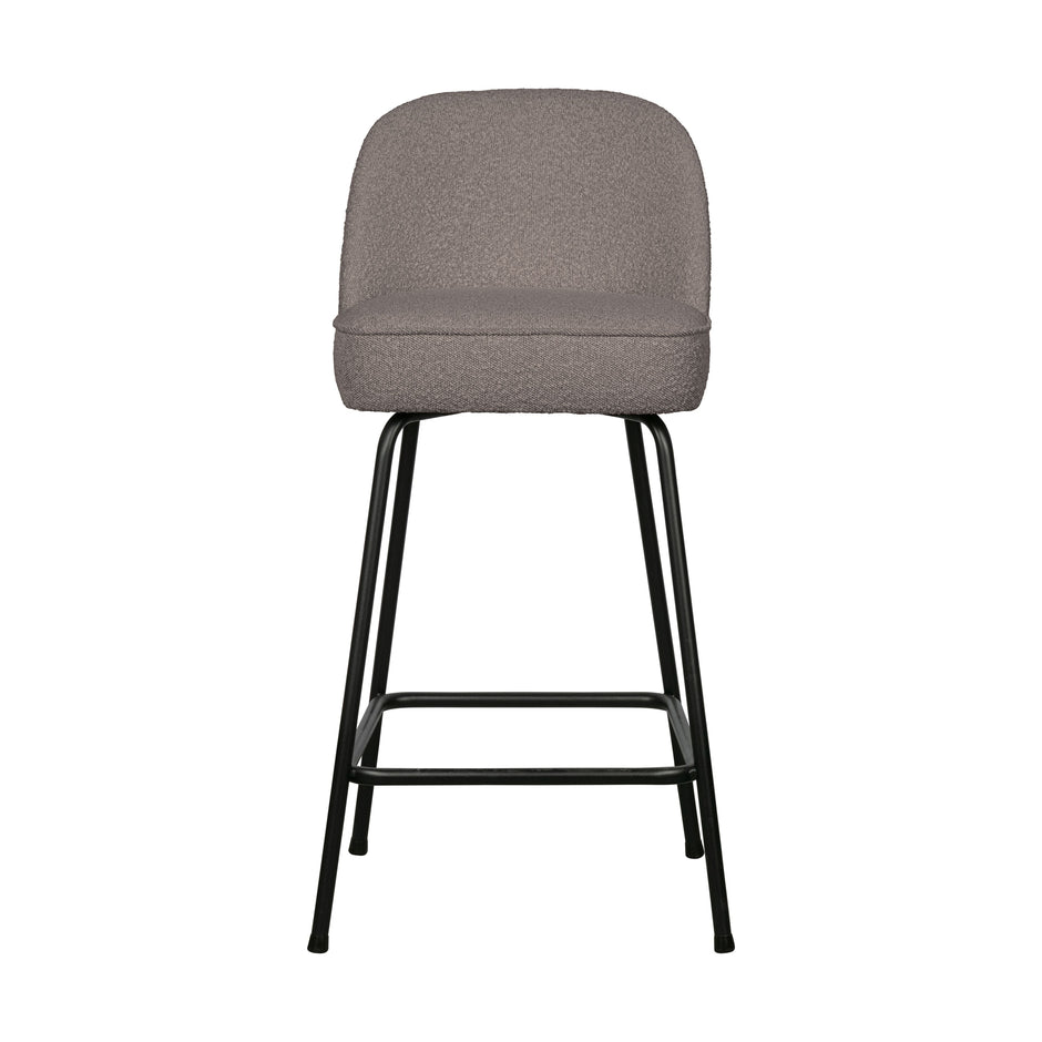 BePureHome Vogue barkruk H65 bouclé nougat – HelloChair
