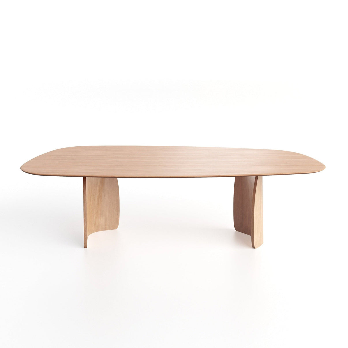 Mobitec Dolmen T0400 eettafel Deens ovaal mat gelakt eikenhout 200x100 ...