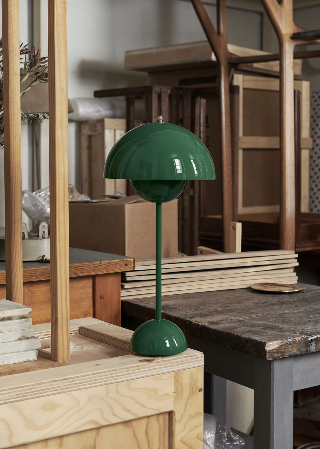 &Tradition Flowerpot VP3 tafellamp Signal Green – HelloChair