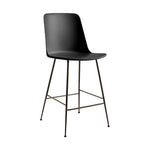 &Tradition Rely HW91 barkruk H65 Bronzed steel Black – HelloChair