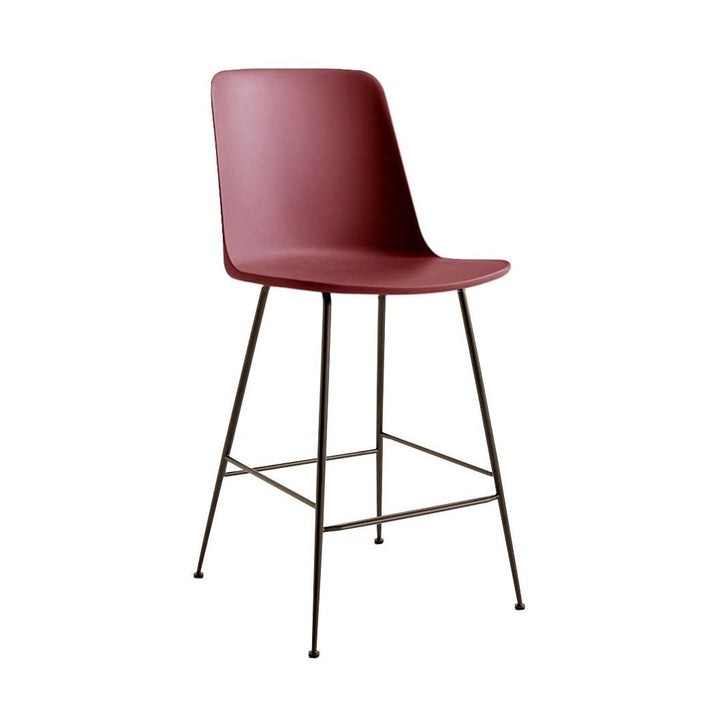 &Tradition Rely HW91 barkruk H65 Bronzed steel Red Brown – HelloChair