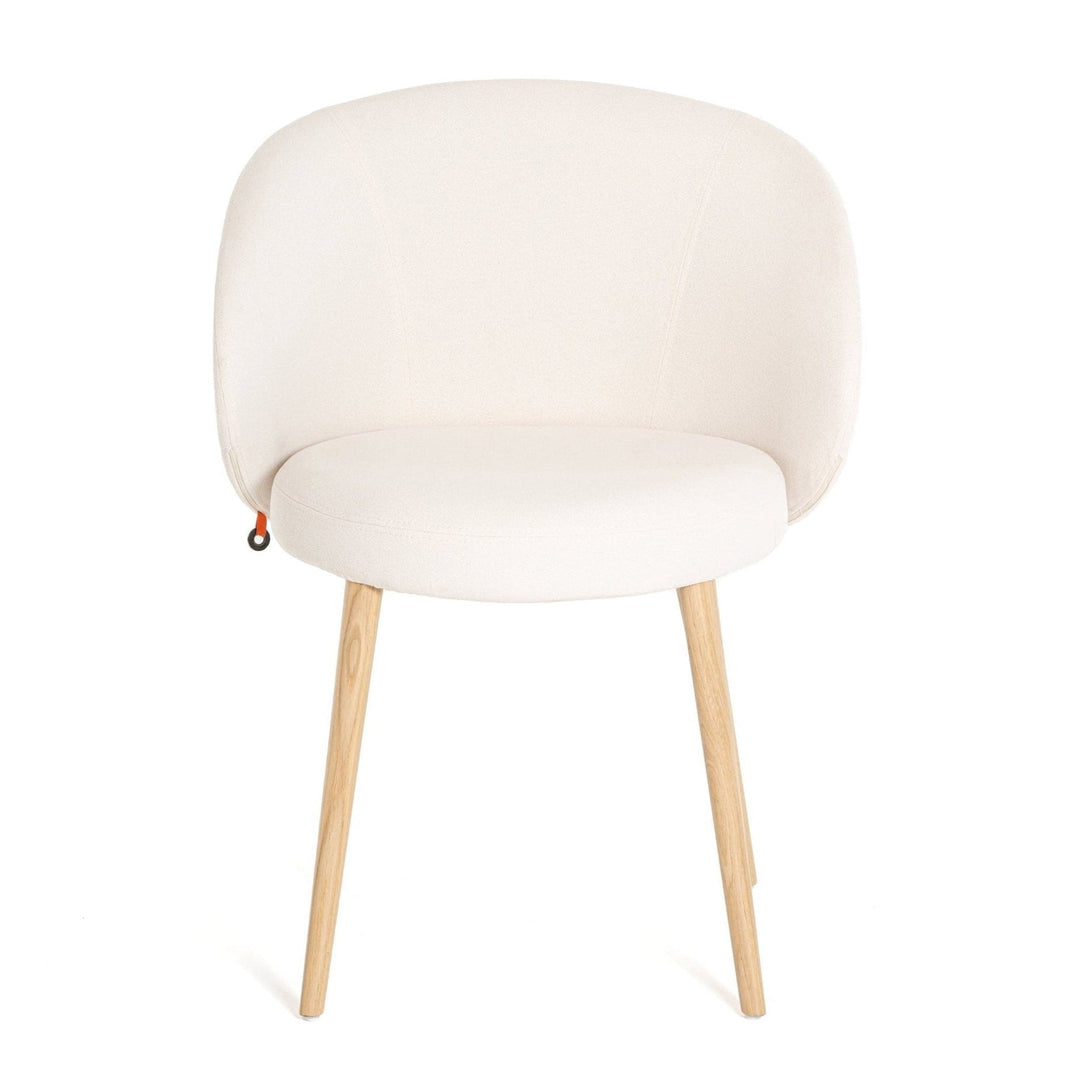 Mobitec Neo C0252 eetkamerstoel Vera Ecru poot eiken – HelloChair