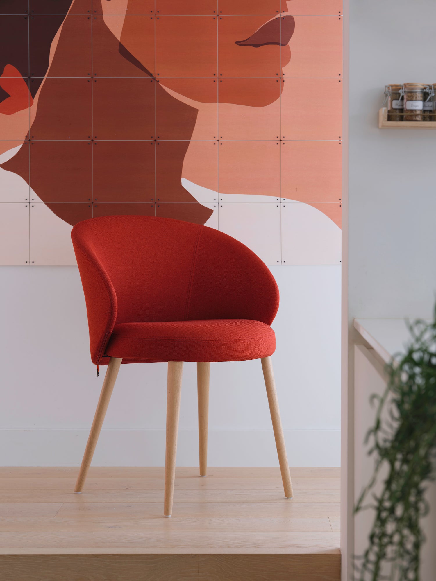 Mobitec Neo C0252 eetkamerstoel ecru – HelloChair