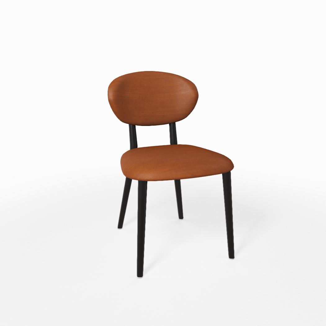 Mobitec Toro C0110 eetkamerstoel velvet cognac – HelloChair